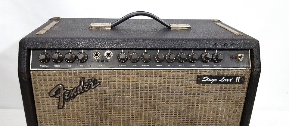 Fender Stage Lead II 1985 1x12" 100-Watt Speaker Combo Amplifier Amp | eBay