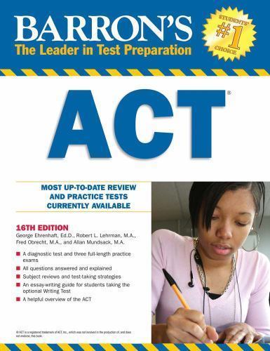 Barron's ACT by Robert L. Lehrman, Fred Obrecht, Allan Mundsack and ...