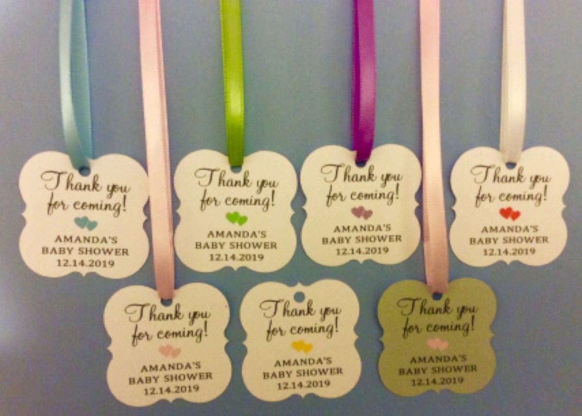 Baby Shower Name Ribbons
