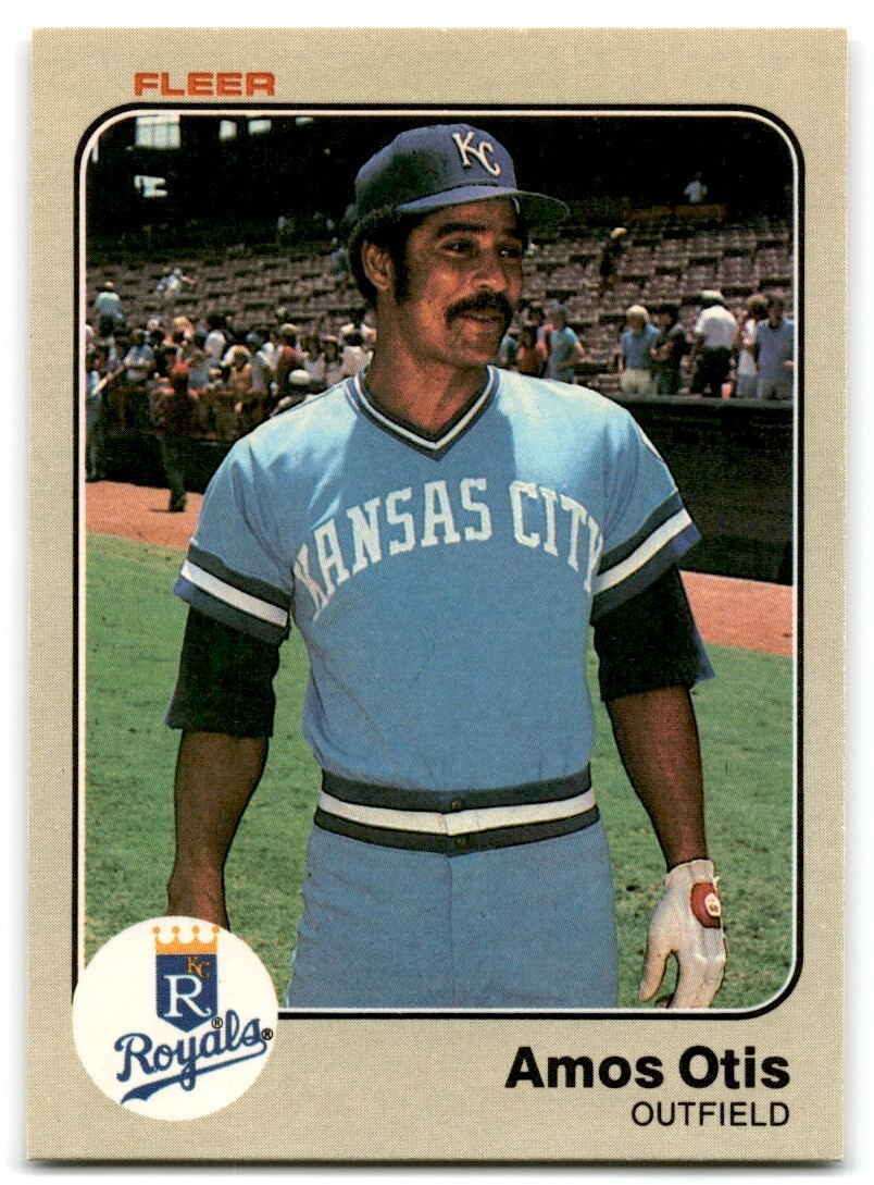 1983 Fleer Amos Otis Kansas City Royals #120 | eBay