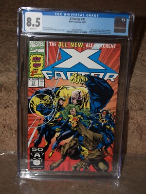 X-FACTOR #71 CGC 8.5 VF+ White Pages 1ST NEW TEAM HAVOK POLARIS | eBay ...
