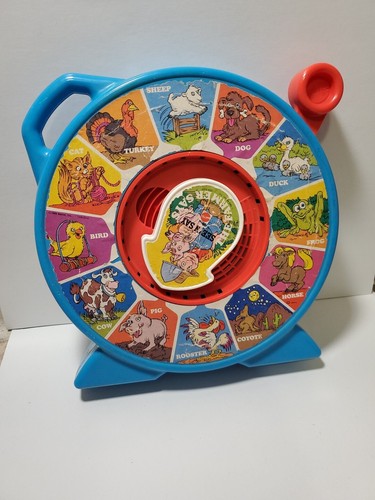 See N' Say Vintage Mattel And the Farmer Says Animal Sounds Toy Blue ...