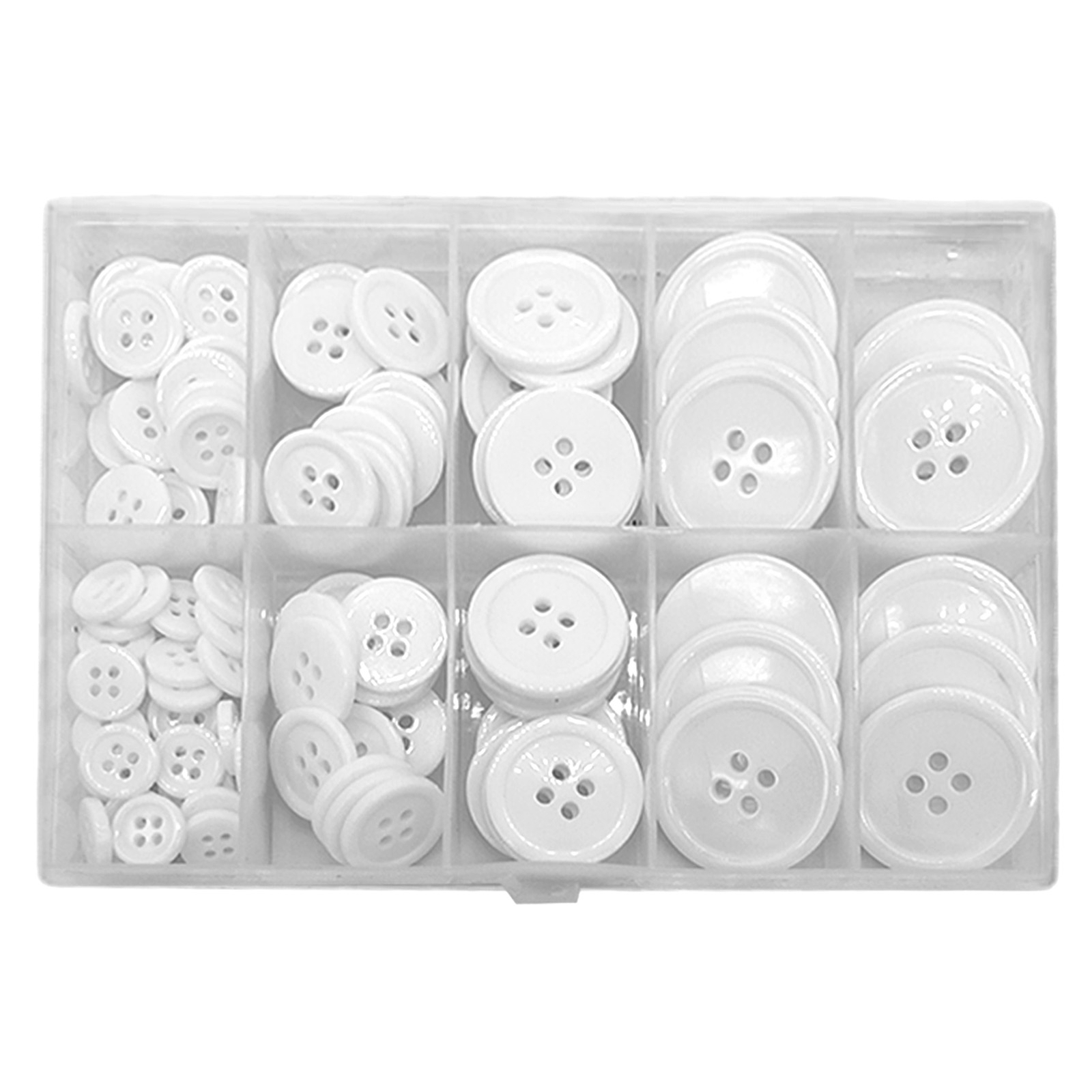 Shirt Buttons Strap Storage Box Coat Resin Decorating Hole Round | eBay
