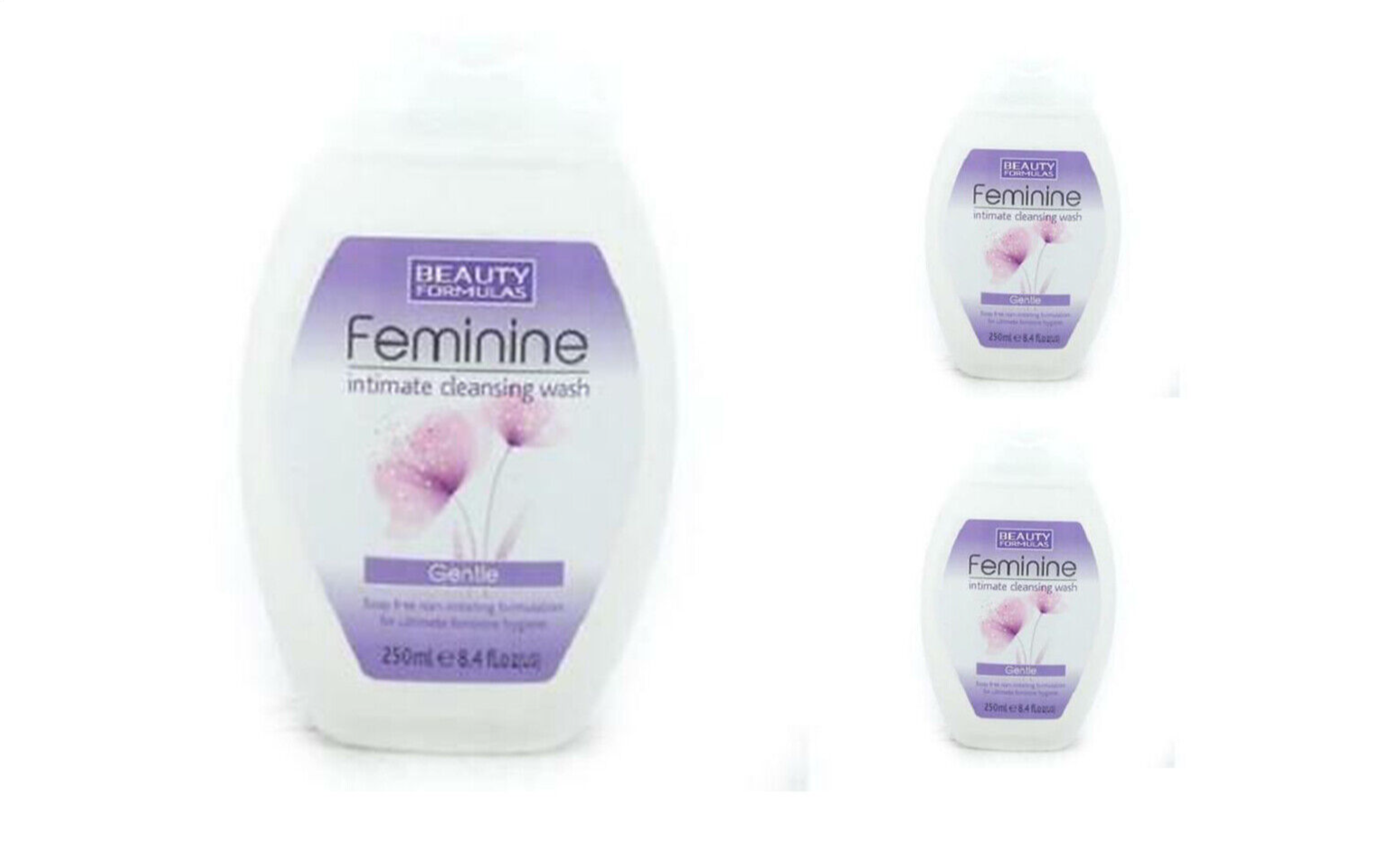Beauty Formulas Feminine Intimate Cleansing Wash Gentle 250 Ml X 3 Ebay