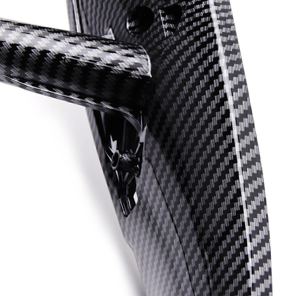 Carbon Fiber Style Inner Door Pull Handle Trim Cover Panel Fit BMW 3 ...