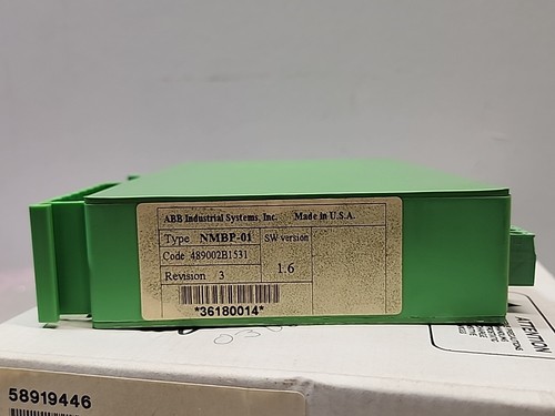 ABB NMBP-01 module modbus plus adapter code 489002B1531 revision 3 SW 1 ...
