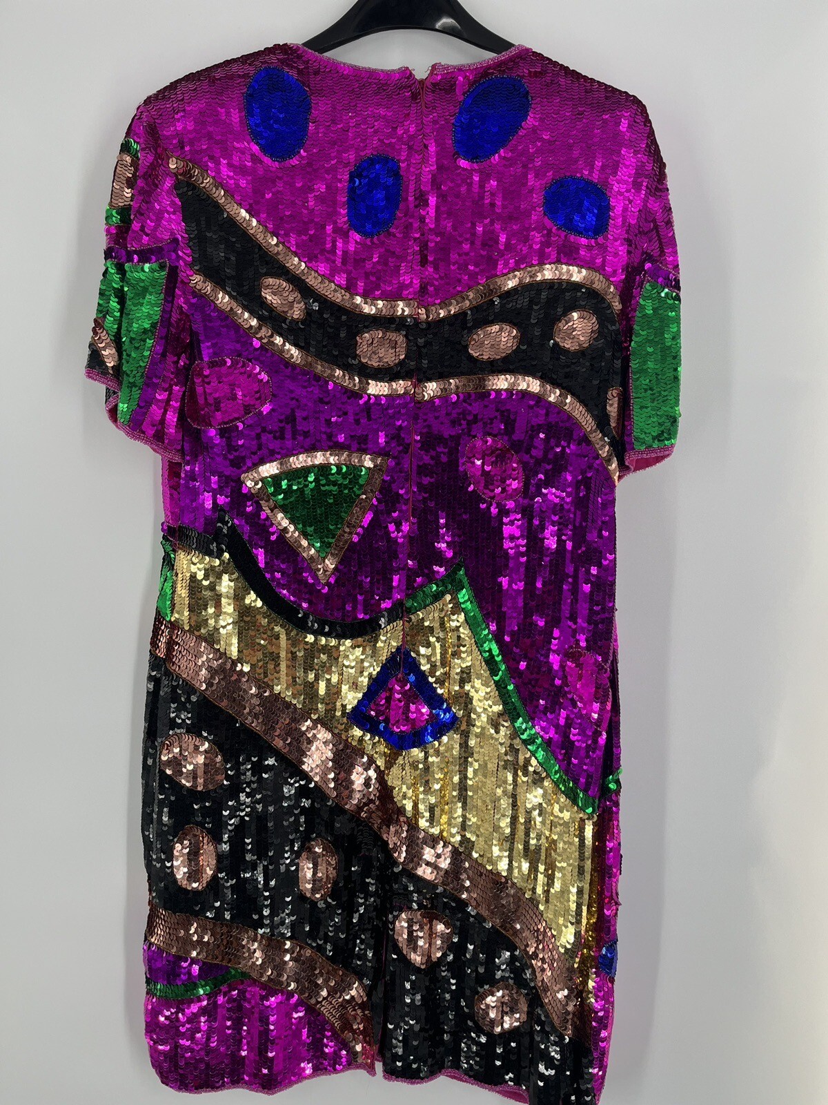 vintage sequin cocktail party dress for women - Gem