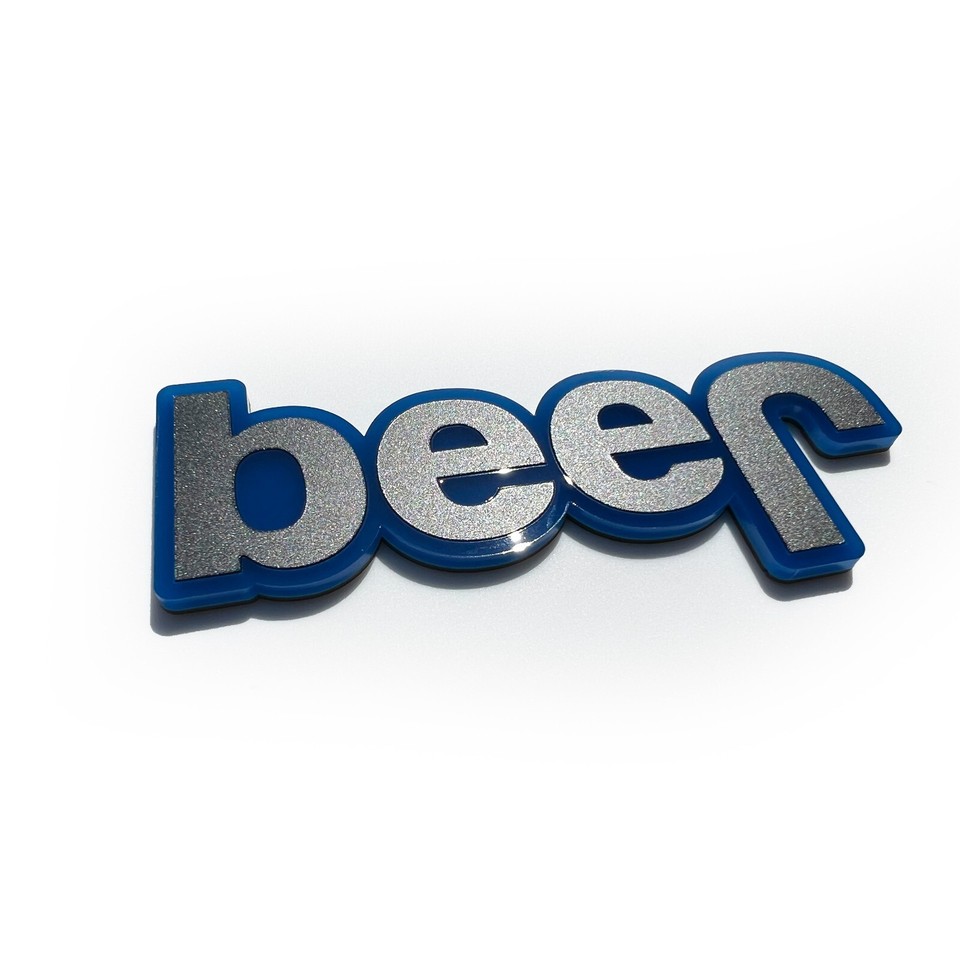 Beer EMBLEM Badge fits JEEP WRANGLER YJ JL JK TJ CJ Grand Cherokee WK2 ...