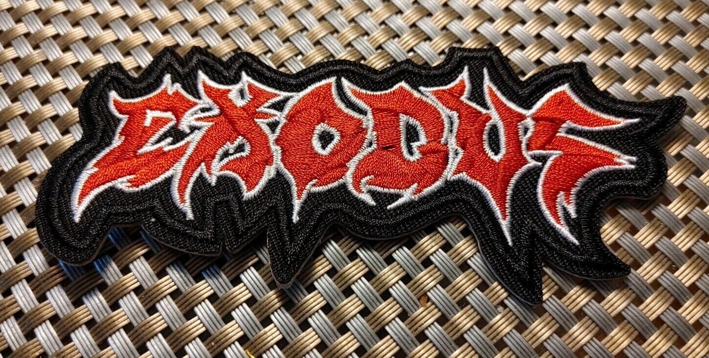 Exodus (band) Embroidered Patch Iron-On Sew-On US ship Thrash Metal | eBay