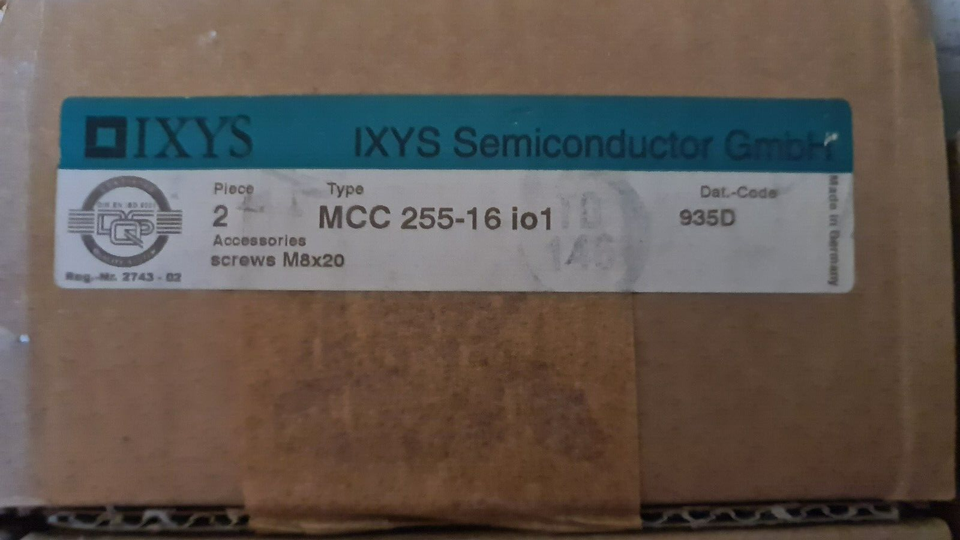 MCC25516IO1 - IXYS Dual SCR Made in Germany new in Box | eBay