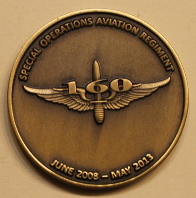 160th Special Operations Aviation Regt SOAR MH-47G Army Challenge Coin ...