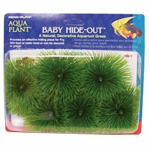 Penn Plax Fish Breeding Grass Baby Hideout Safe Hiding Fry Decorative ...