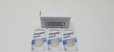 3 Each New Fresh Energizer ECR2450 CR2450 BR2450 Lithium 3V Battery Exp ...