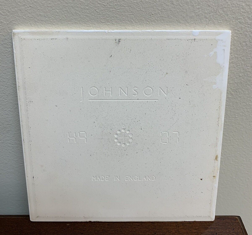 Johnson Ceramic Tile 6 x 6 - Blue Butterfly Butterflies Hyacinth ...