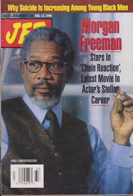 JET MAGAZINE AUGUST 12, 1996 *MORGAN FREEMAN* NO MAILING LABEL | eBay