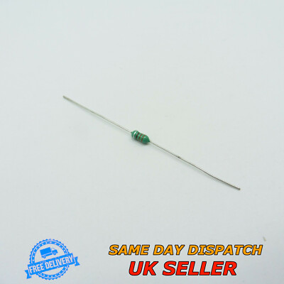 0.5W 1uH-1mH Color Code Inductance 1/2W Choke Coil Henry RF Inductor ...