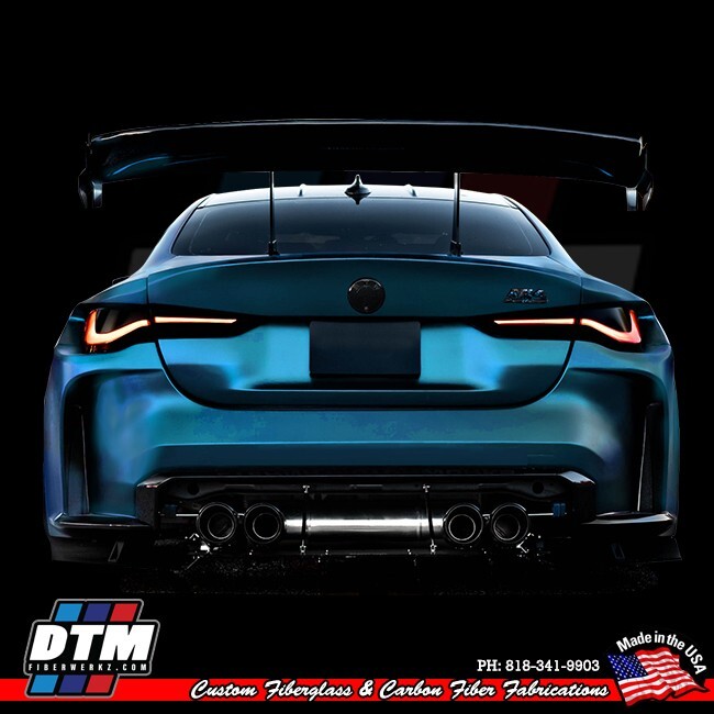 BMW G82 M4 GTR Race Style Wide Body Kit Fits 2020-2025 FRP Widebody ...