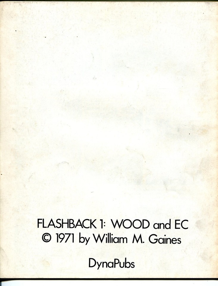 Flashback #1 1971-1st issue-EC sci-fi stories-Wally Wood art-William M Gaines-FN | eBay