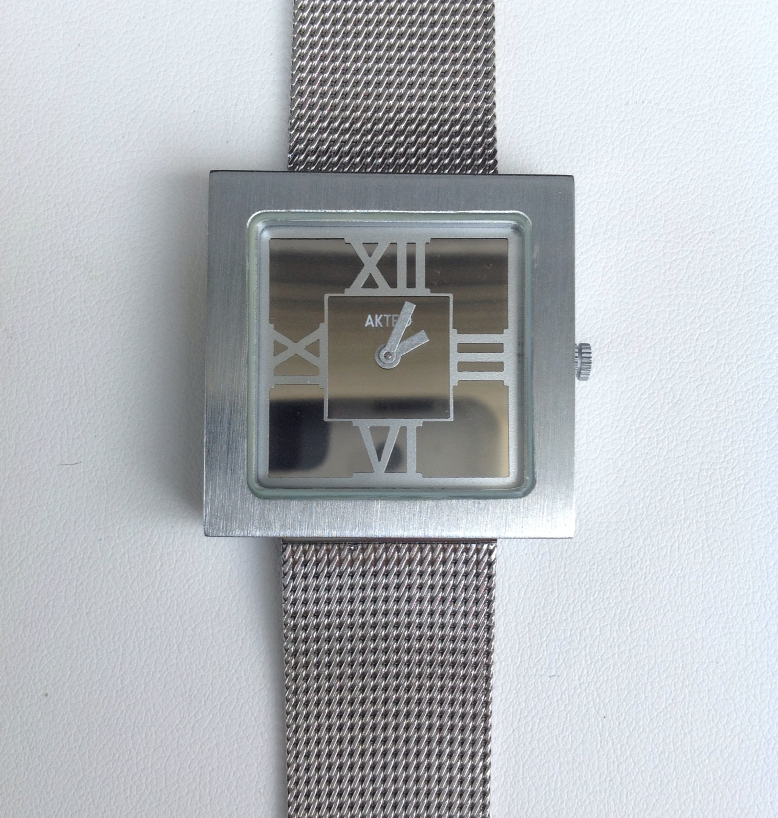 Mens Akteo Stainless Steel Mesh Watch | eBay