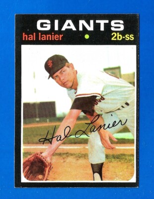 1971 Topps BASEBALL SET BREAK #181 HAL LANIER SAN FRANCISCO GIANTS (JP1 ...