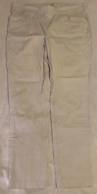 Retrology Pants XL White Stretch Pull On Comfort Elastic Dress/Relax ...