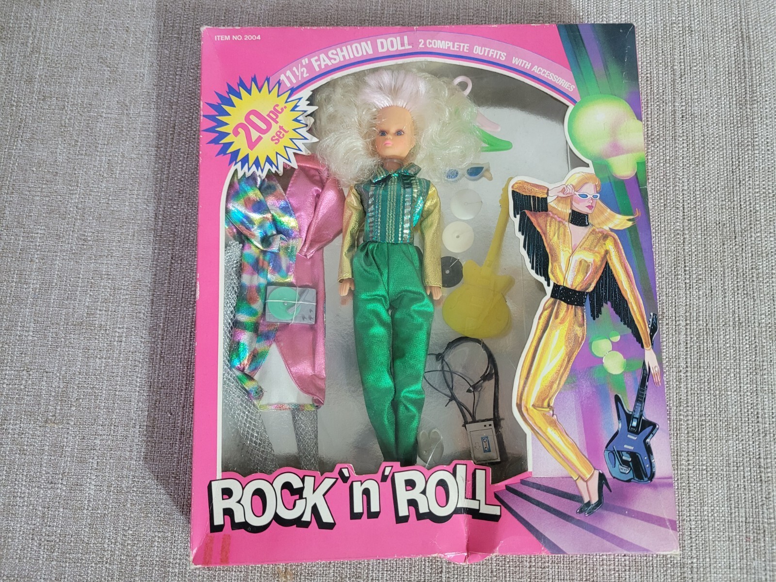 Vintage Totsy Ms. Rock N Roll Fashion Doll Jem Rockers 80s clone 1986 ...