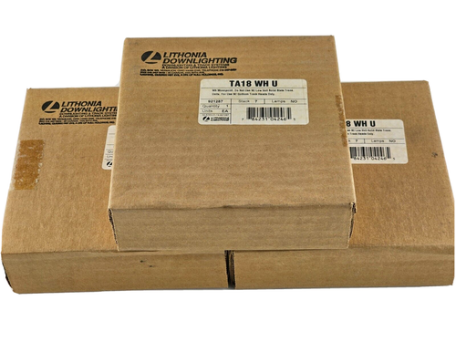 NEW Lithonia Downlighting TA18 WH U Monopoint Track Adapter, 120VAC lot ...