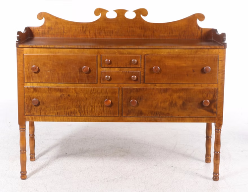 Burgner Family Tennessee Style Tiger Maple Sideboard | eBay