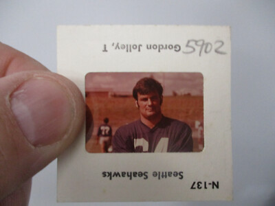 Vintage 1970's Gordon Jolley Seattle Seahawks Negative Slide 2 Inches ...