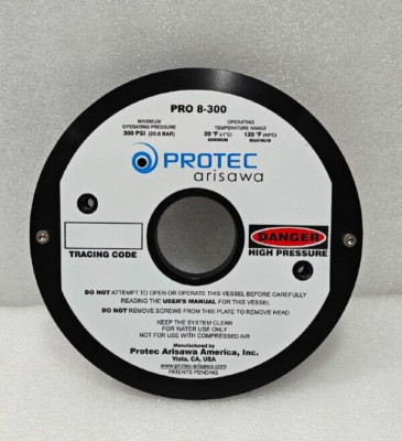 PROTEC ARISAWA PRO 8-300 PRESSURE VESSEL 300PSI 4080028 NEW FAST ...