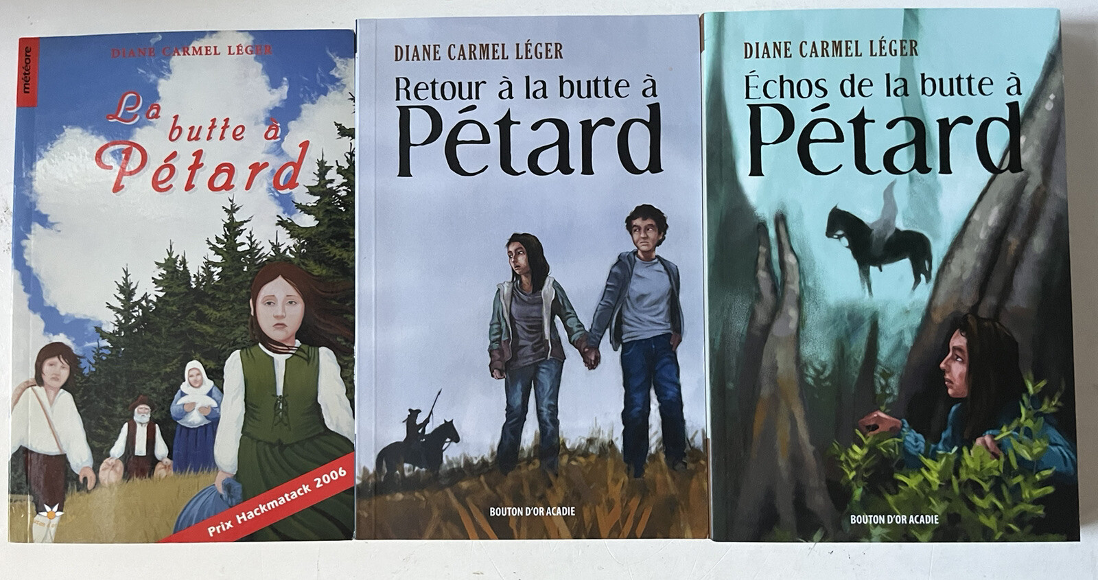 Signed La trilogie de La butte à Pétard 3 Book Lot Diane Carmel Léger ...