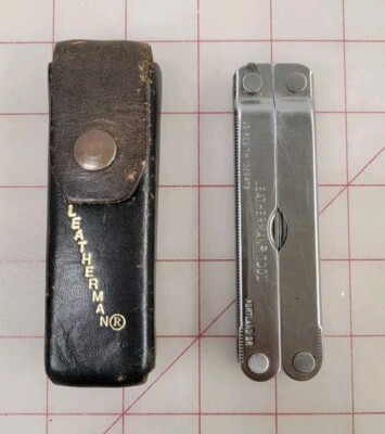Original Leatherman Pocket Knife Multi Tool 1992 in Original Leather ...