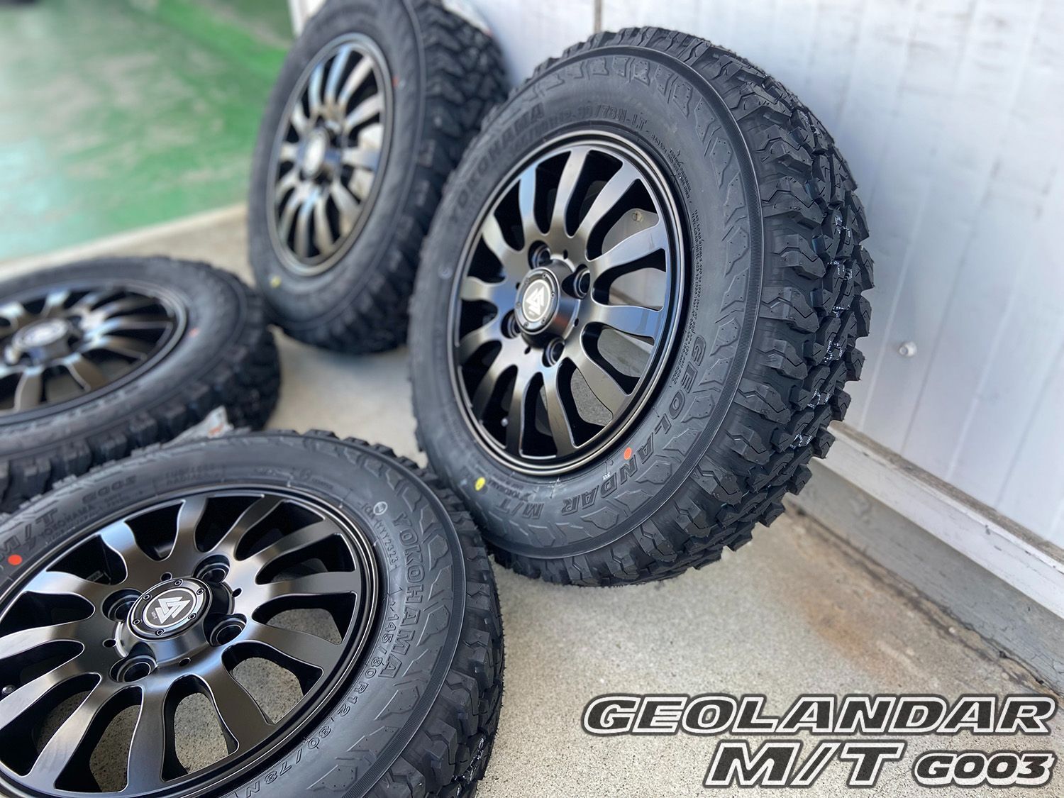 Yokohama Geolander M/T 145/80R12 80/78N Set of 4wheels Acti Carry Hijet ...