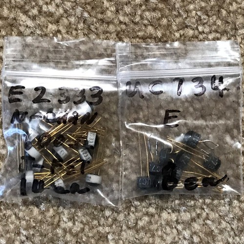 14ea White CDC E2333 And 8ea Black UC734 Glob Top N-Chan J-FET ...