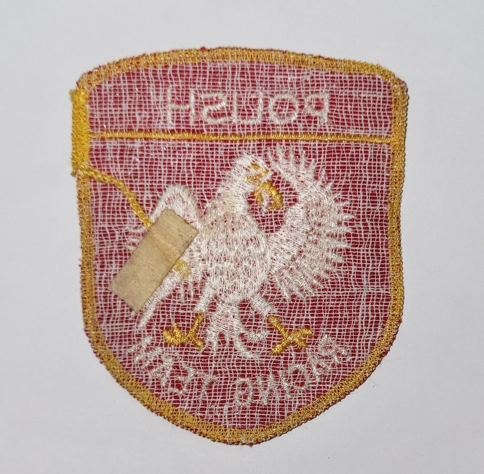 Vintage Polish Racing Team Embroidered Patch | eBay