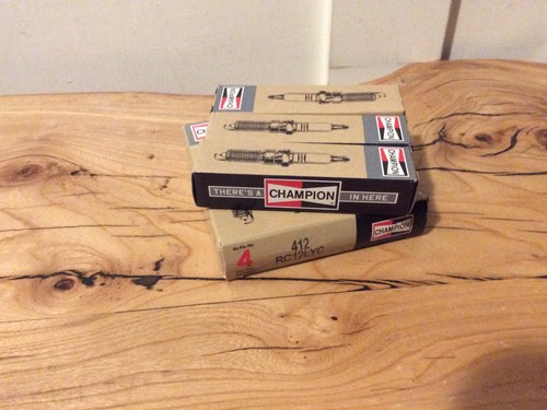 New CHAMPION COPPER PLUS Spark Plugs RC12LYC 412 Set of 7 | eBay