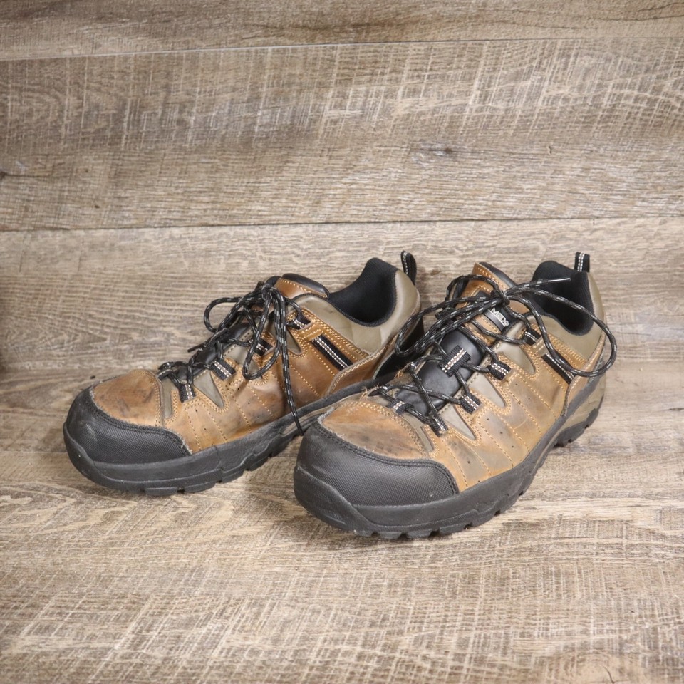 SR Max Winston - Brown Low Hiker Comp Toe EH Slip Resistant Work Shoe ...