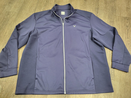 Callaway Golf Men's Navy Blue Full Zip Golf Jacket XXL | eBay
