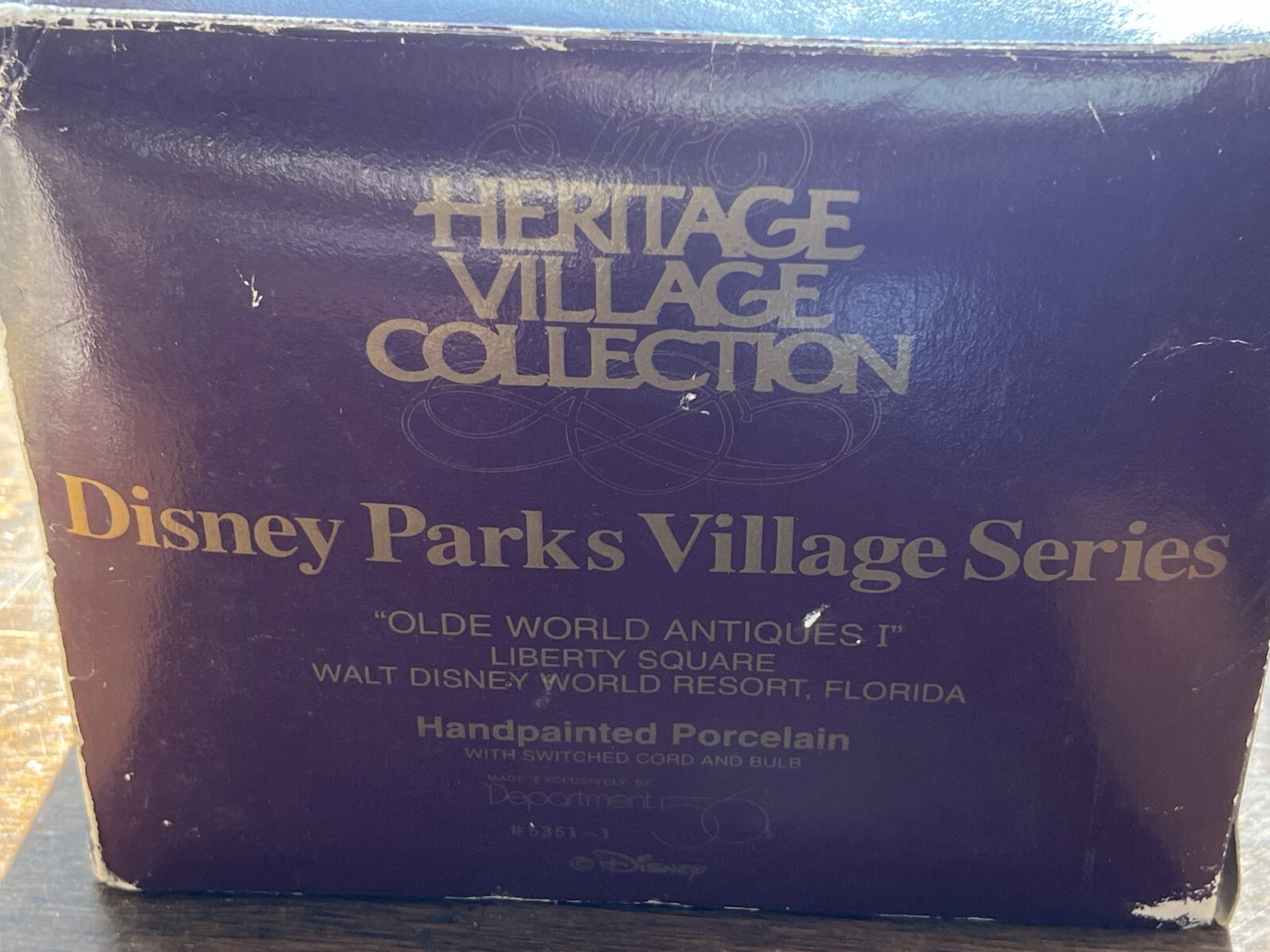 Dept 56 Disney Parks Village Series Olde World Antiques I Liberty ...