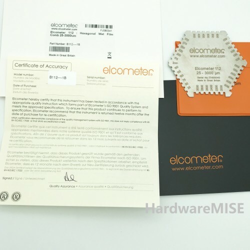 Elcometer 112 Hexagonal Wet Film Combs WFT Gauge B112-1B | eBay