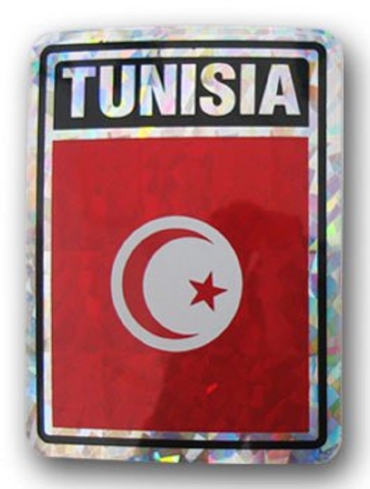 Wholesale Lot 6 Tunisia Country Flag Reflective Decal Bumper Sticker | eBay