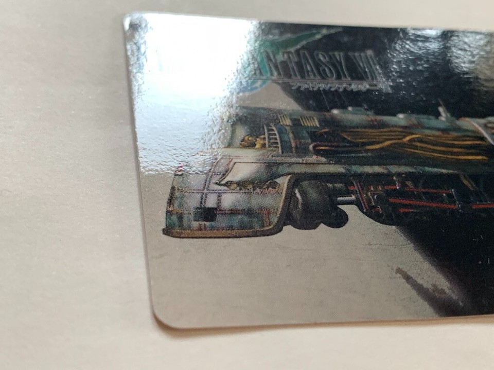 cargo train FINAL FANTASY VII FF7 SQUARE japanese card Japan Bandai No ...