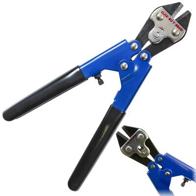 SMALL 8" HEAVY DUTY BOLT CUTTERS STEEL CHICKEN WIRE CABLE CUTTING ...