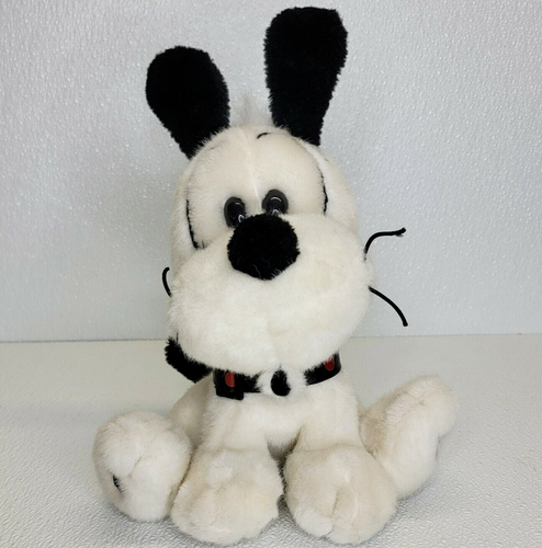 Little Bob Dog Cartoon Character White Black Dog Stuffed Plush Toy | eBay