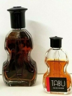 TABU 2 pcs Set eau de cologne 1.5 oz and 0.5 oz by DANA Fragrances LOW ...