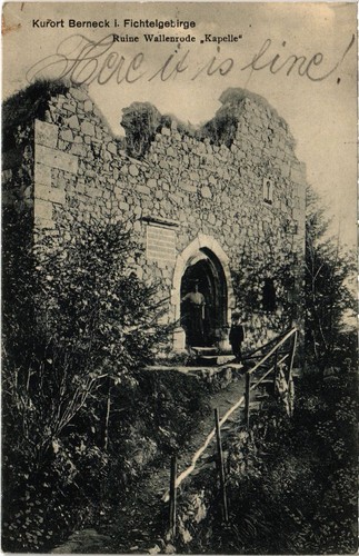 CPA AK BAD BERNECK IM FICTELGEBIRGE Ruine Wallenrode Kapelle GERMANY ...