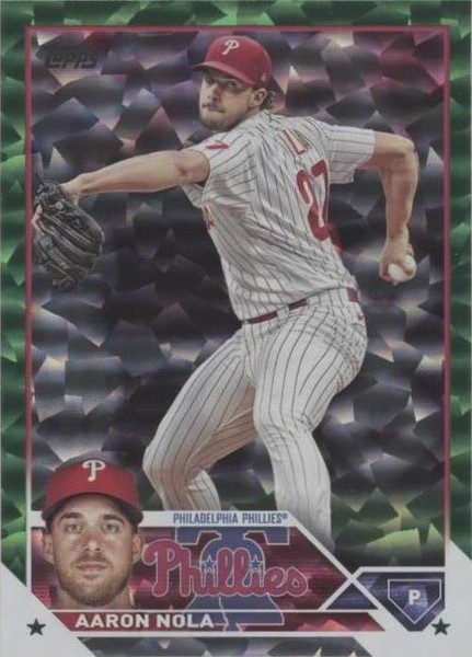 2023 Topps Series 1 - Green Foil #278 Aaron Nola /499 for sale online ...