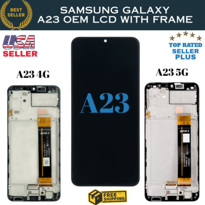 Oled Samsung A23 4G 5G(A235 A236/2022) LCD Display Touch Screen ...