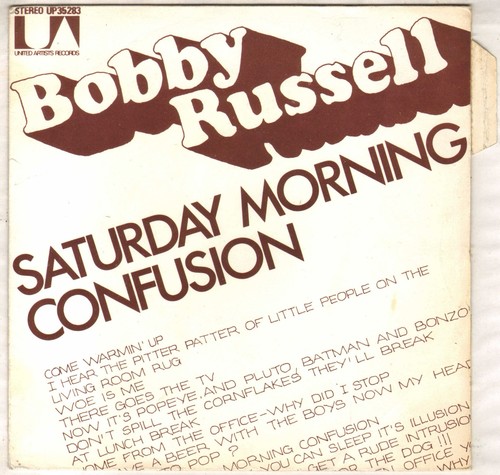 BOBBY RUSSELL "SATURDAY MORNING CONFUSION" POP ROCK SP 1971 UNITED ...