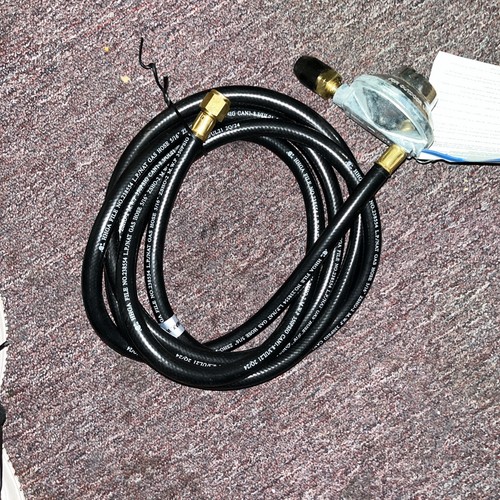 Chant 10' Hi-Pressure 350psi LP/Nat Gas RV Hose 3/8ID 10' with ...